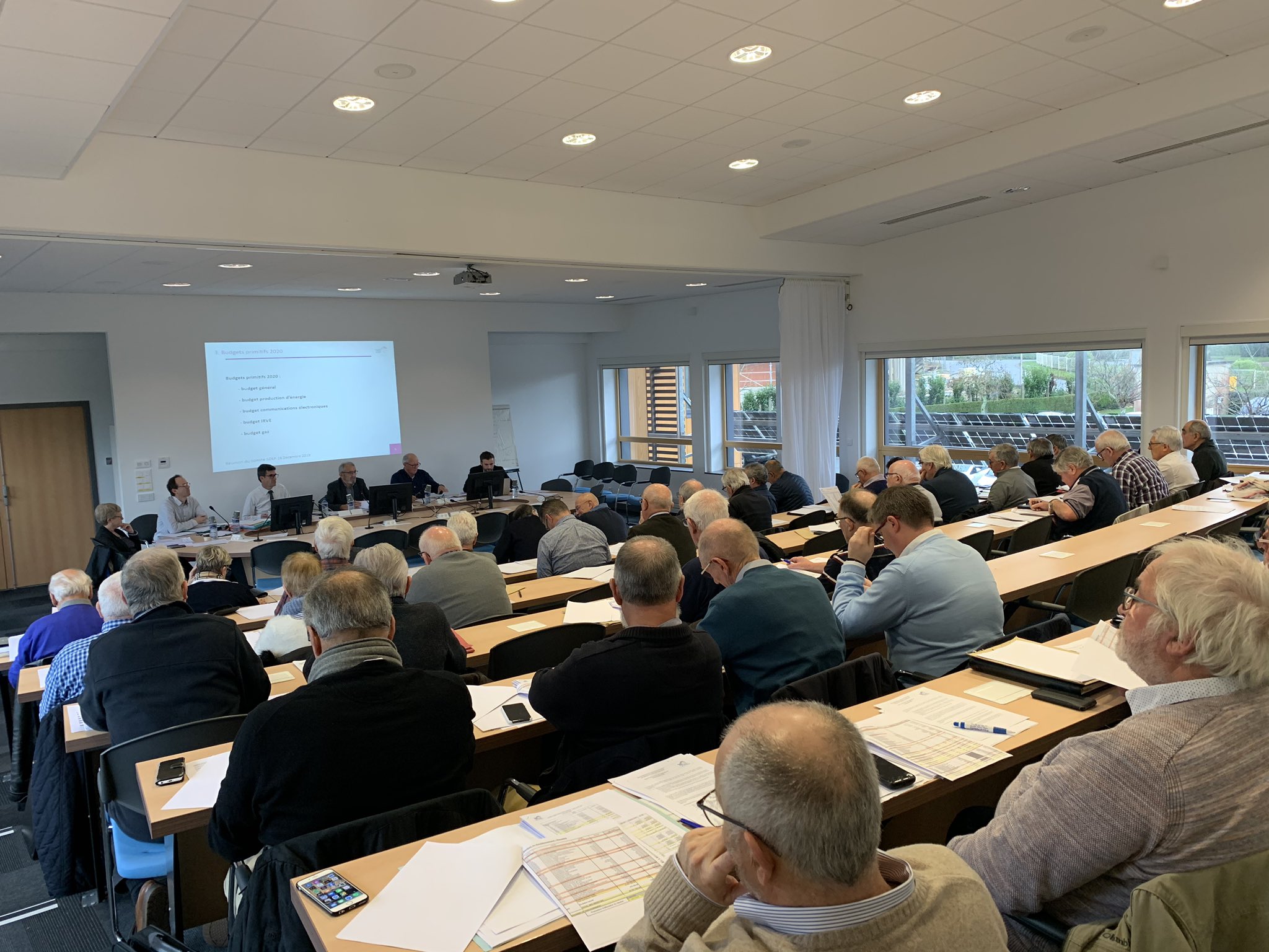 Comité syndical du SDEF. Salle comble pour le dernier de l'année - SDEF