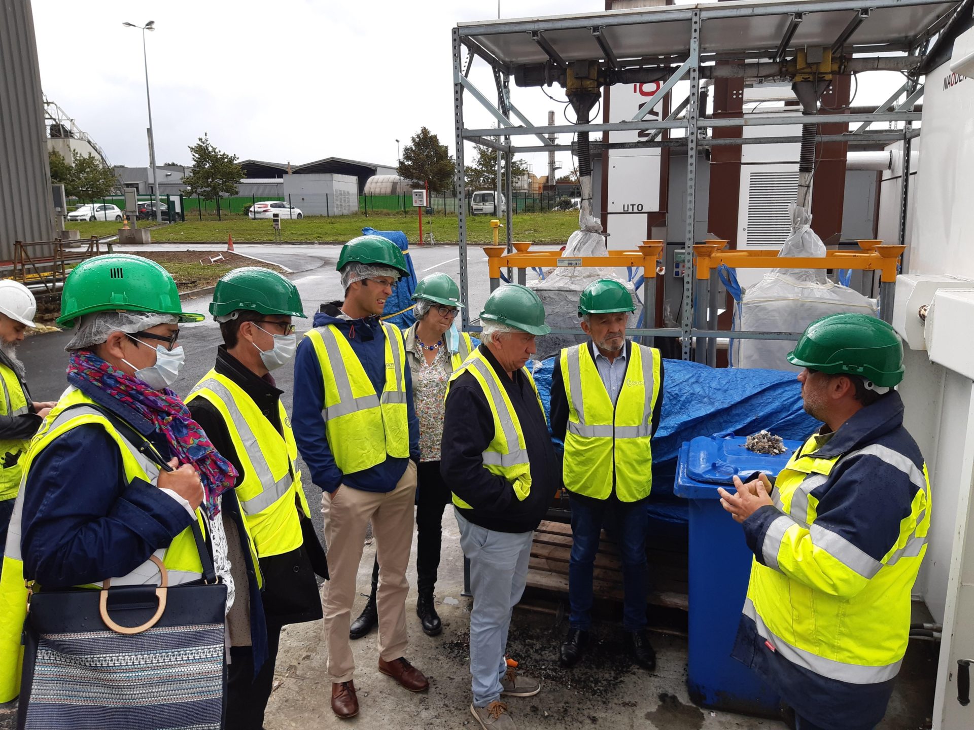 Le SDEF visite une unité de gazéification à Ploufragan - SDEF